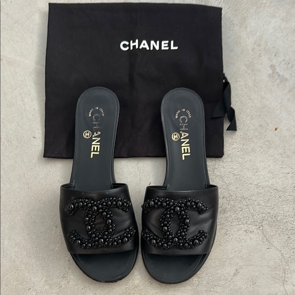 CHANEL | Shoes | Chanel Slides | Poshmark